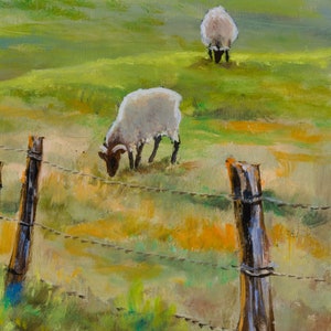 Prairie Art PRINT Country Landscape Farmhouse Rural Art Red Barn Valley ...