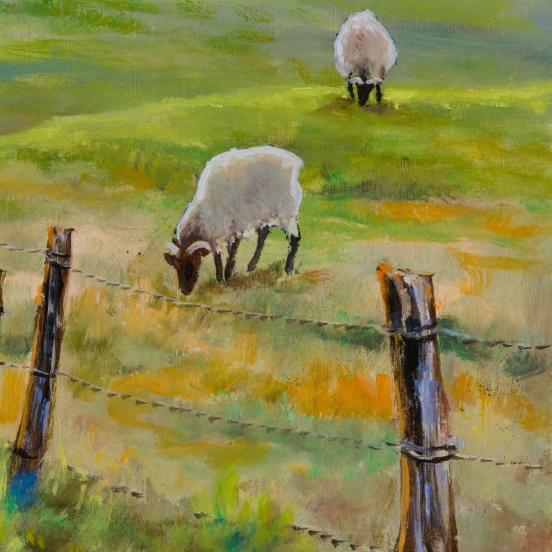 Prairie Art PRINT Country Landscape Farmhouse Rural Art Red - Etsy