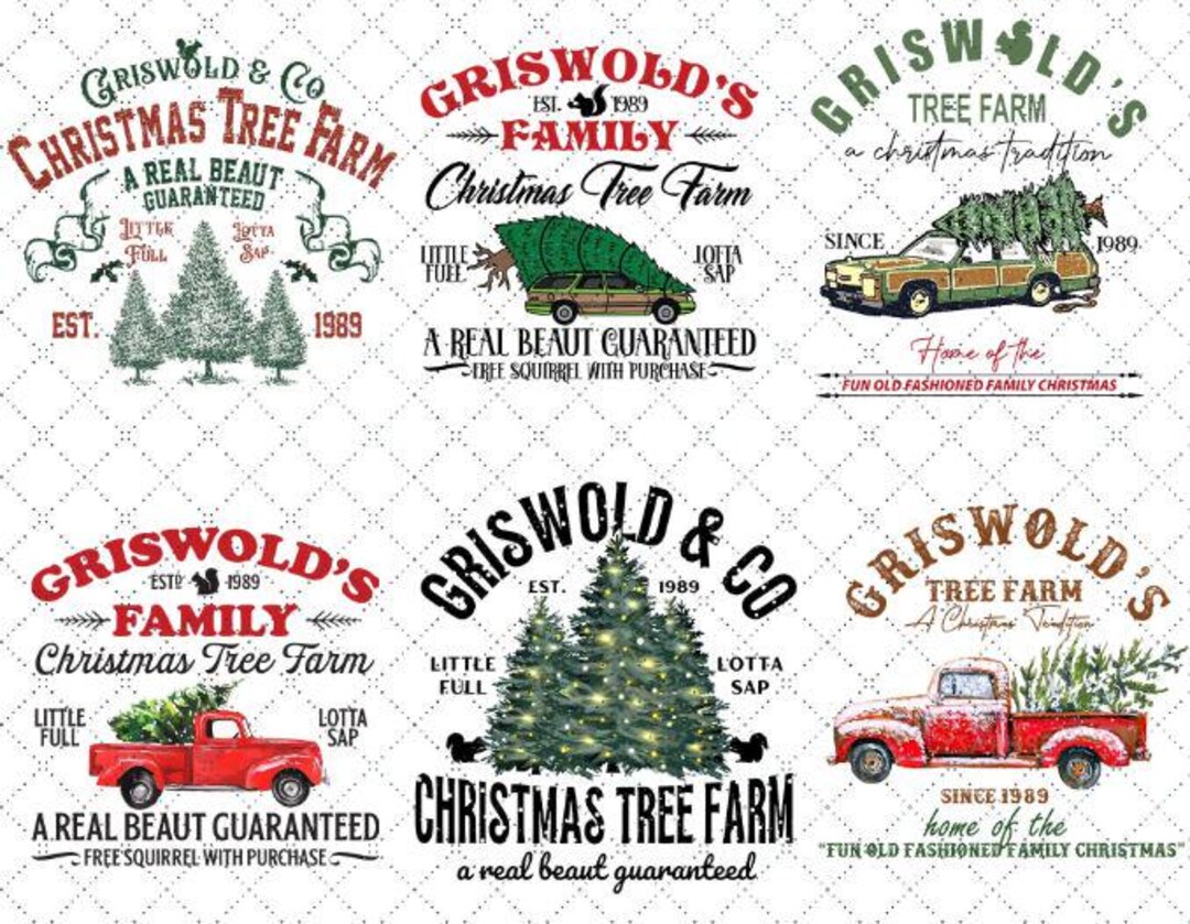 Christmas Tree Farm Griswold &co Bundle Png, Griswold Png, Christmas ...