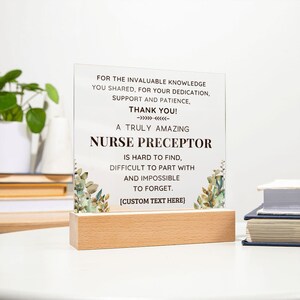 Nurse Preceptor Personalized Gift Thank You | Hard to Find Impossible ...