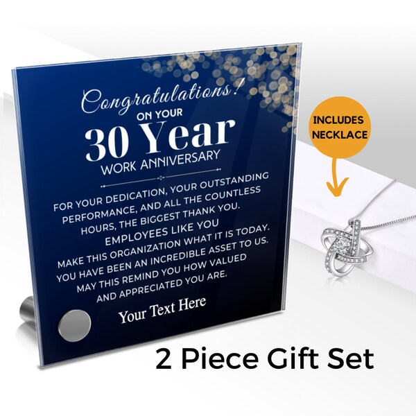 30 Years of Service Employee Appreciation Gifts - Etsy