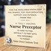 Nurse Preceptor Personalized Gift Desk Glass Plaque Appreciation Gift ...