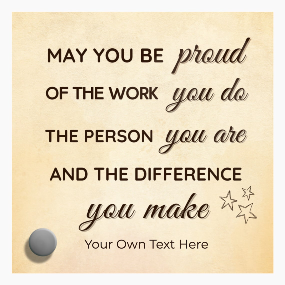 May You Be Proud of the Work You Do Glass Plaque Thank You - Etsy