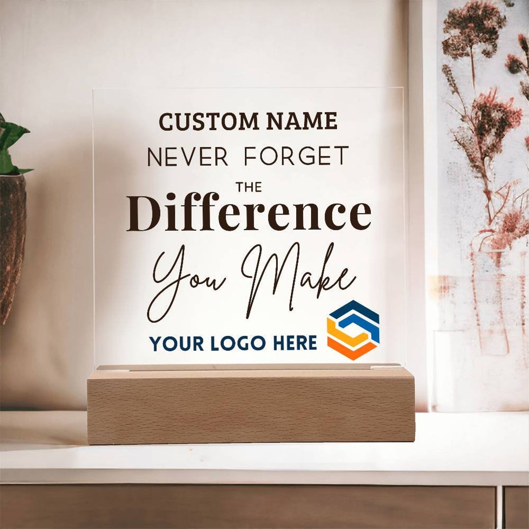 Custom Employee Appreciation Plaque - Bulk Corporate Gift Idea - - Etsy
