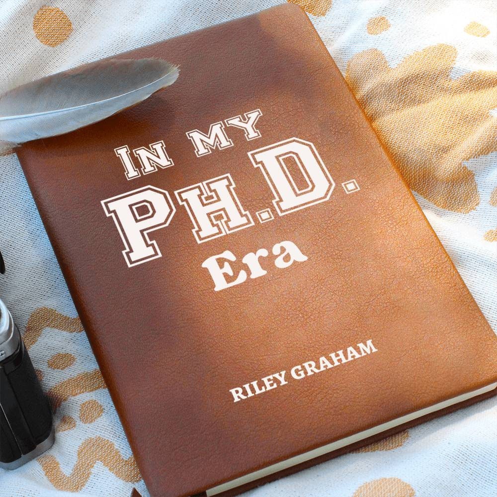 PHD Graduation Gift in My PHD Era Custom Journal for PHD - Etsy