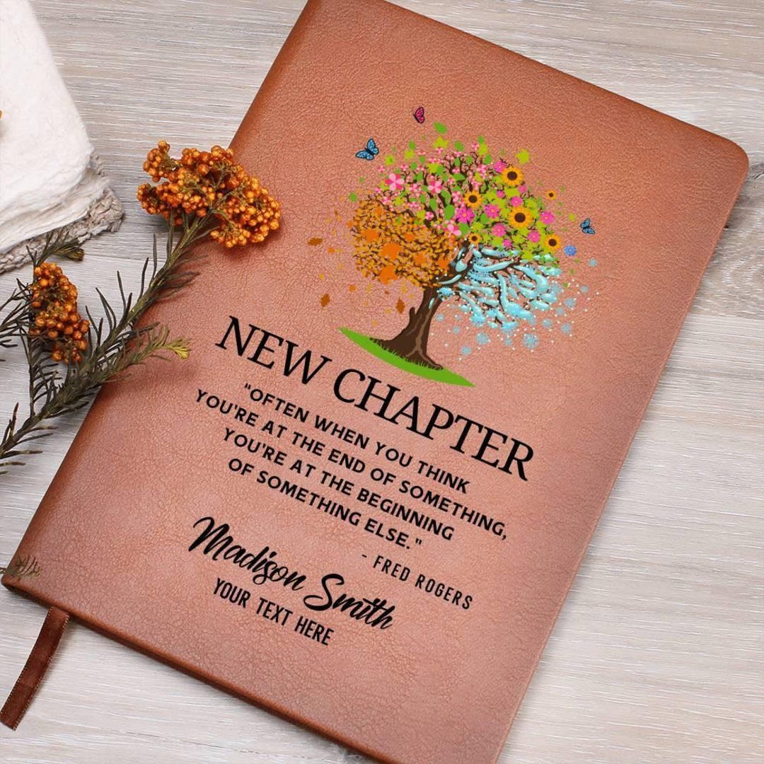 New Chapter Gift Custom Going Away Gift for Coworker - Personalized ...