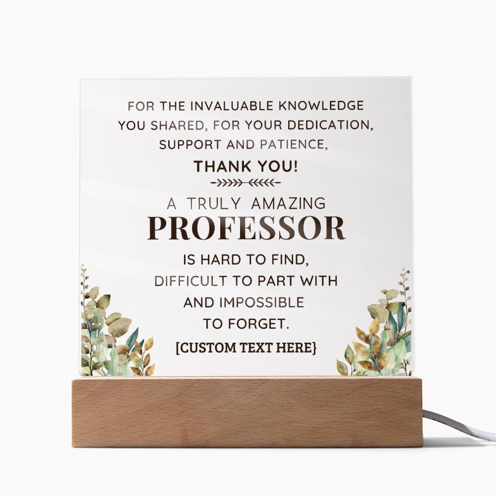 Professor Personalized Thank You Gift Hard to Find - Etsy