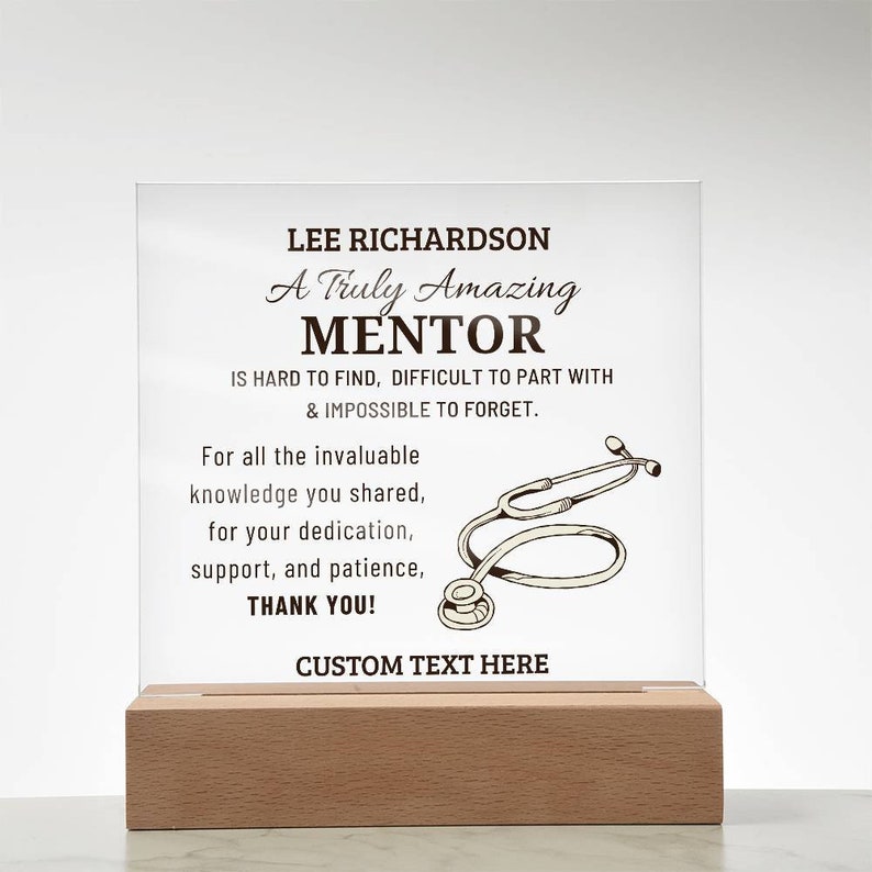 Custom Appreciation Gifts for Healthcare Professors, Thank You Gift for ...