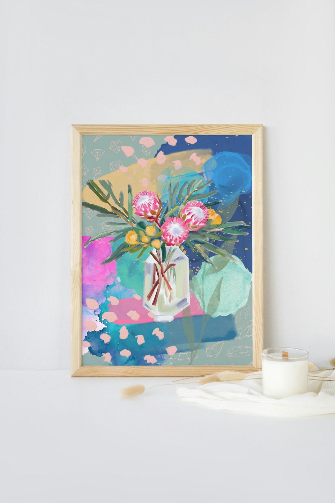 A3 Digital File Australian Native Posy - Etsy