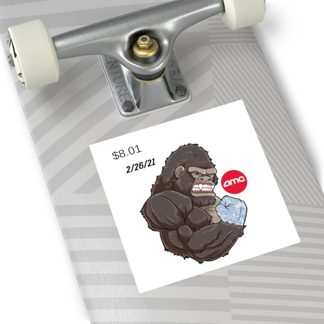 AMC 8.01 Ape Sticker Apes Together Strong AMC Ape Sticker Retail ...