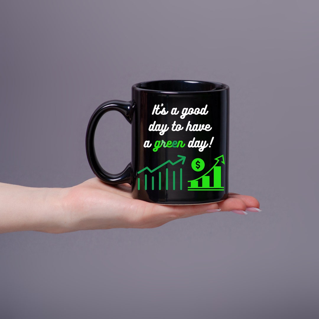 Stock Market Mug Day Trader Mug Stock Trading Mug Bullish on Stocks ...