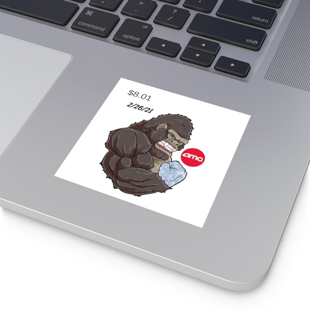 AMC 8.01 Ape Sticker Apes Together Strong AMC Ape Sticker Retail ...