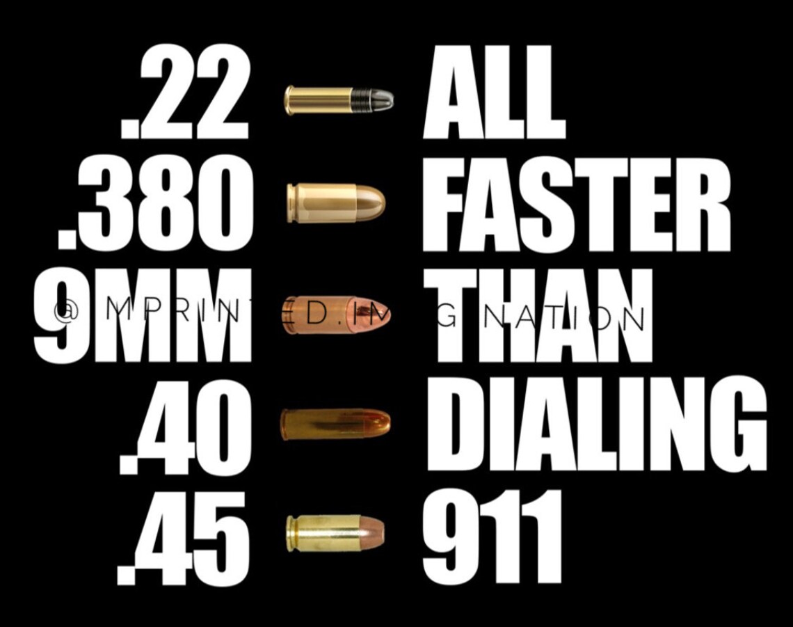 Faster Than Dialing 911 - Bullets, PNG Bundle - Etsy
