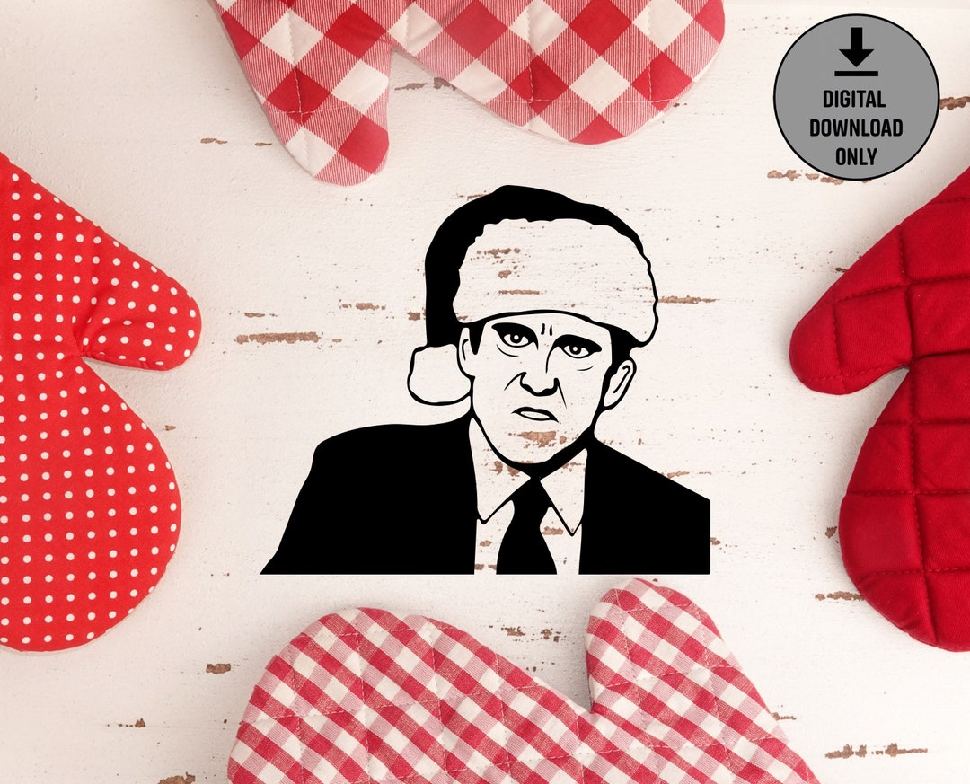 Michael Scott Angry Secret Santa SVG | the Office | Svg - Png - Dxf ...
