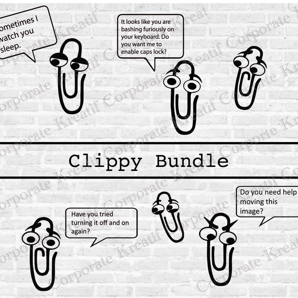 Clippy Svg - Etsy