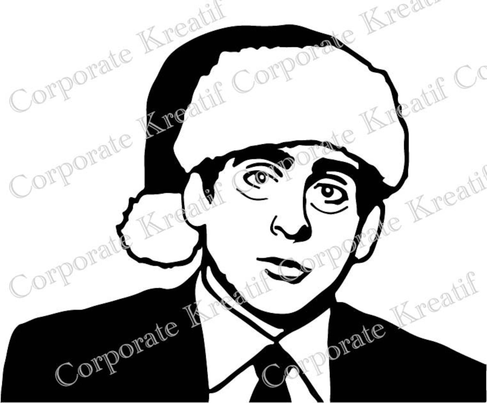 Michael Scott Secret Santa SVG | the Office | Christmas Party | Svg ...
