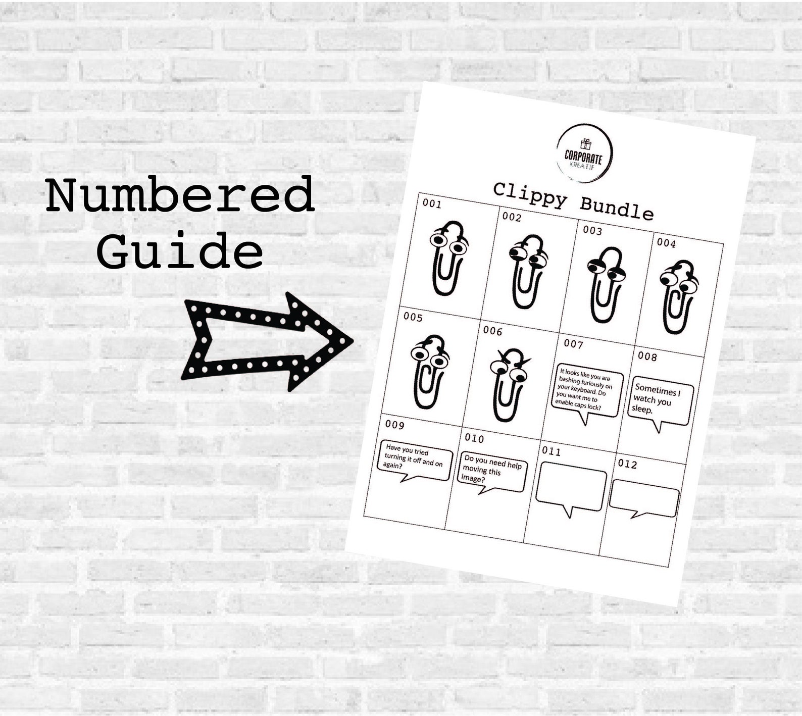 Clippy Digital Bundle | Svg, Png, Dxf, Jpg - Etsy