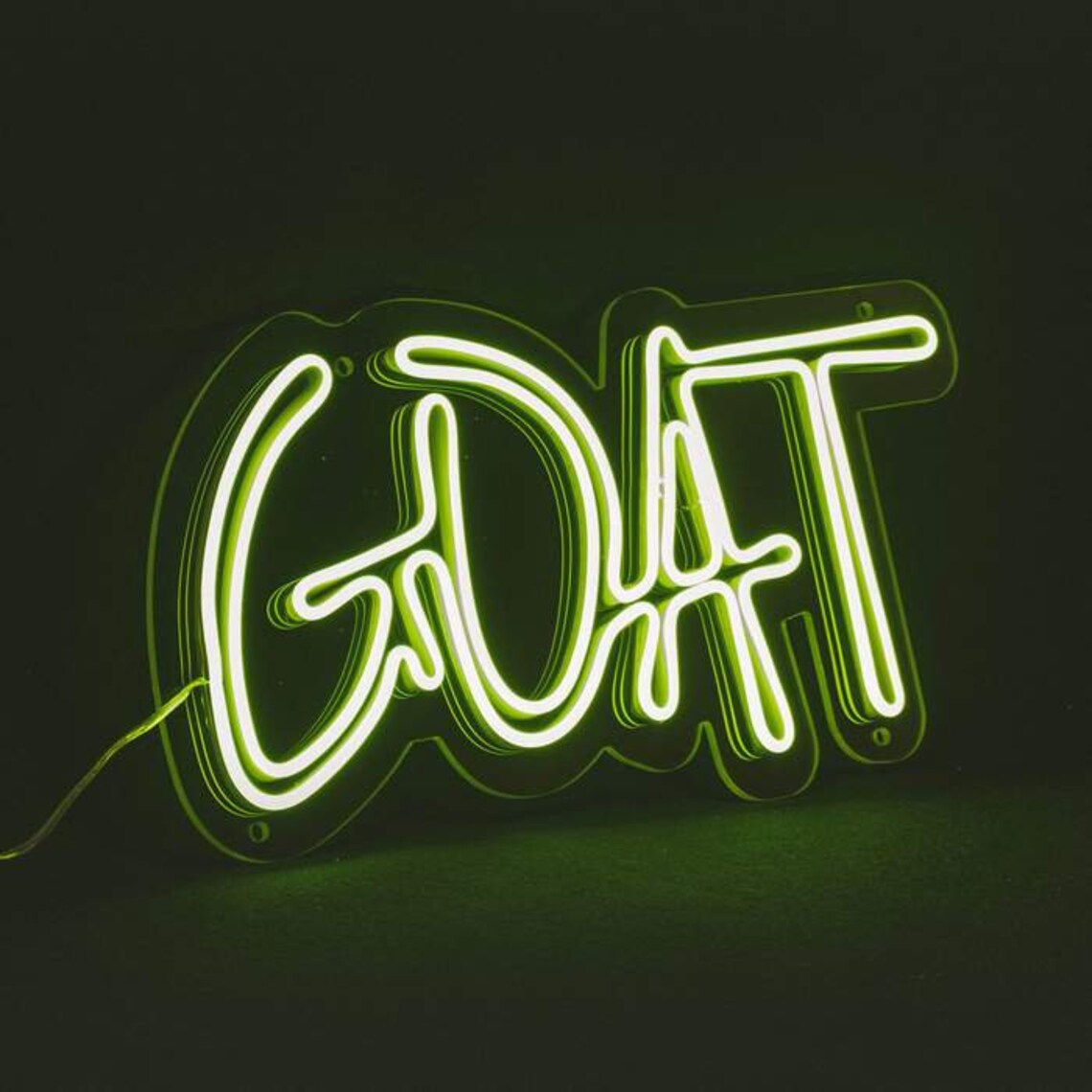 GOAT Neon Sign LED Neon Sign Neon Wall Art Neon Light - Etsy