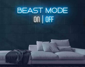 Beast Mode Sign - Etsy
