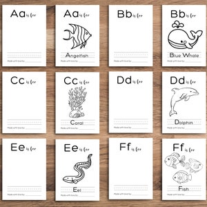 Baby's First ABC Book | One-der the Sea | Ocean ABC Book | Baby Shower ...