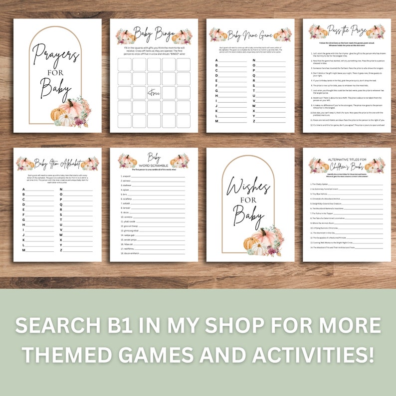 Little Pumpkin Diaper Raffle Ticket | Baby Shower Diaper Raffle | Baby ...