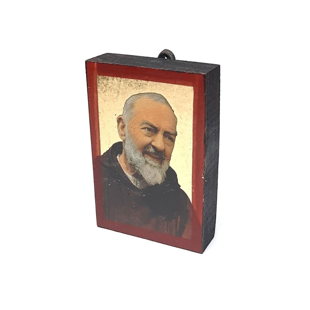 Padre Pio Icon on Gold Background - Etsy UK