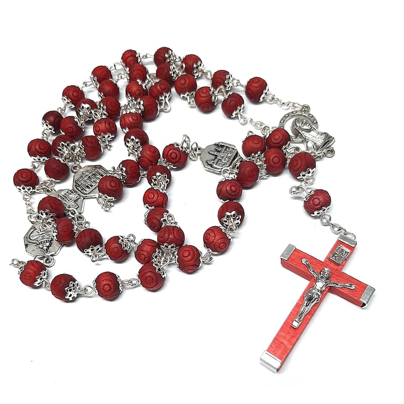 Rose Petal Rosary - Etsy