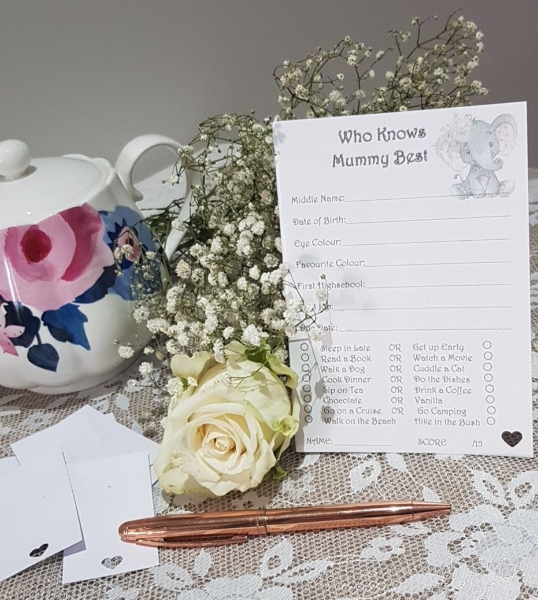 Baby Shower Game Packs - Etsy