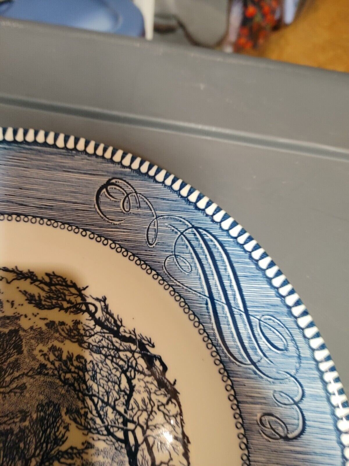 Royal China Currier & Ives Dinner Plate the Old Grist - Etsy