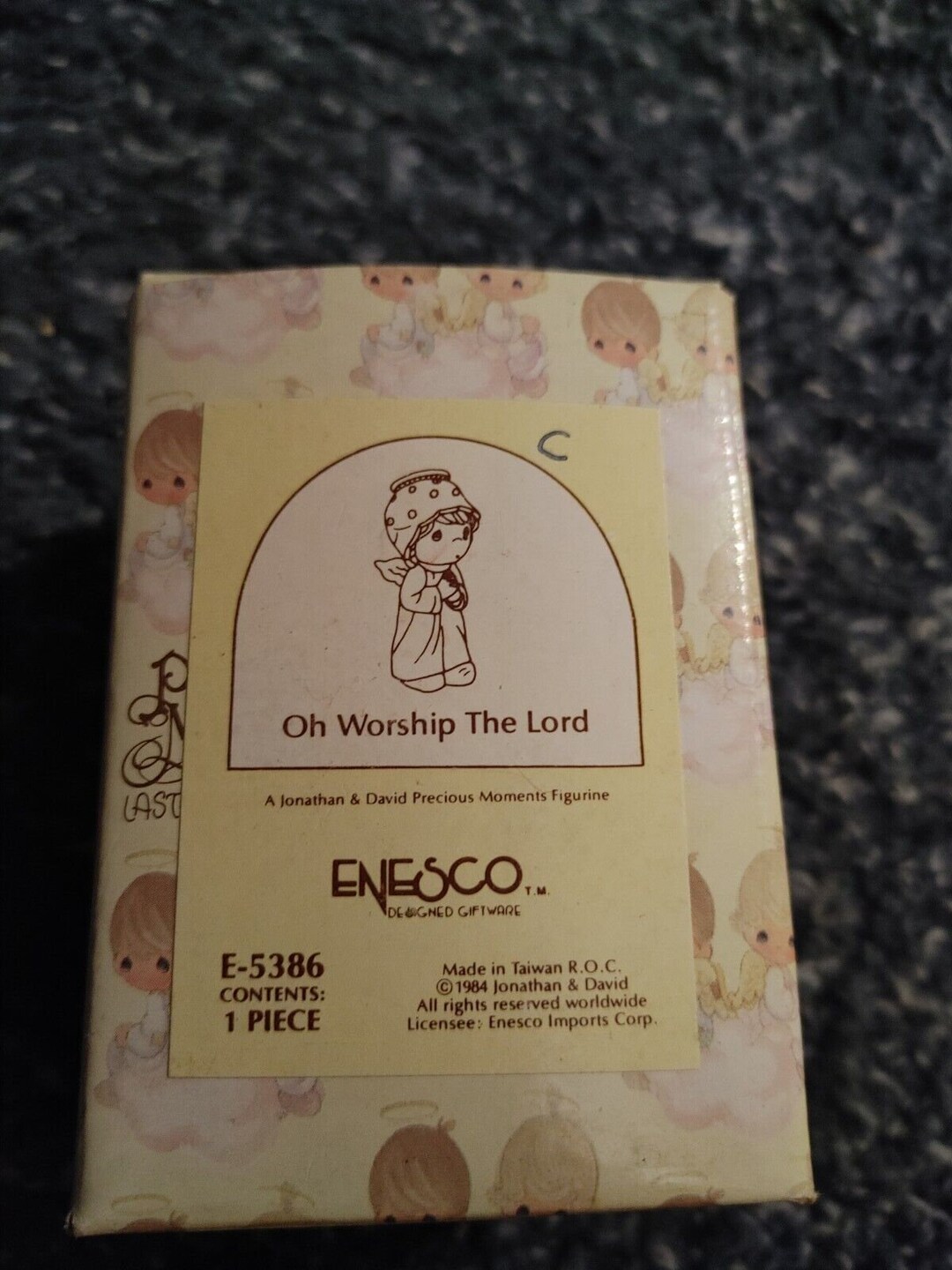 Precious Moments Ornament #E-5386, Oh Worship the Lord, Cross Mark ...
