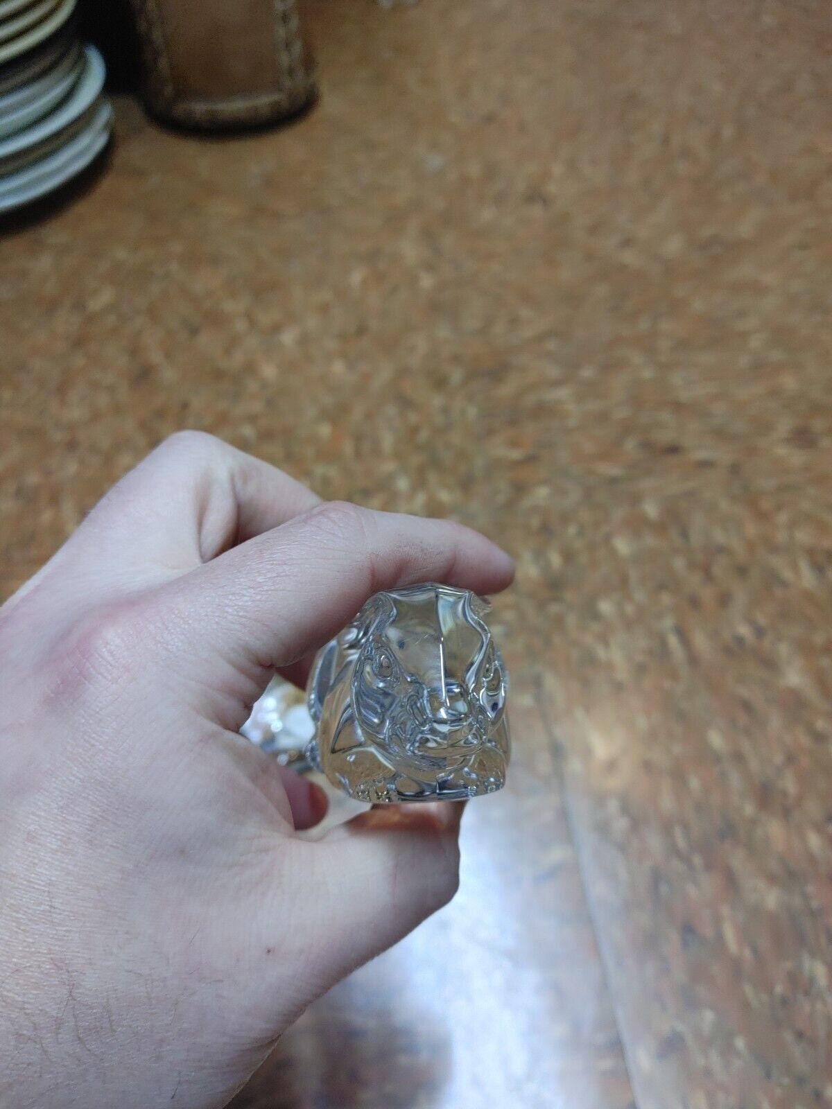 Princess House Pets 24% Lead Crystal Rabbit Paperweight - Etsy