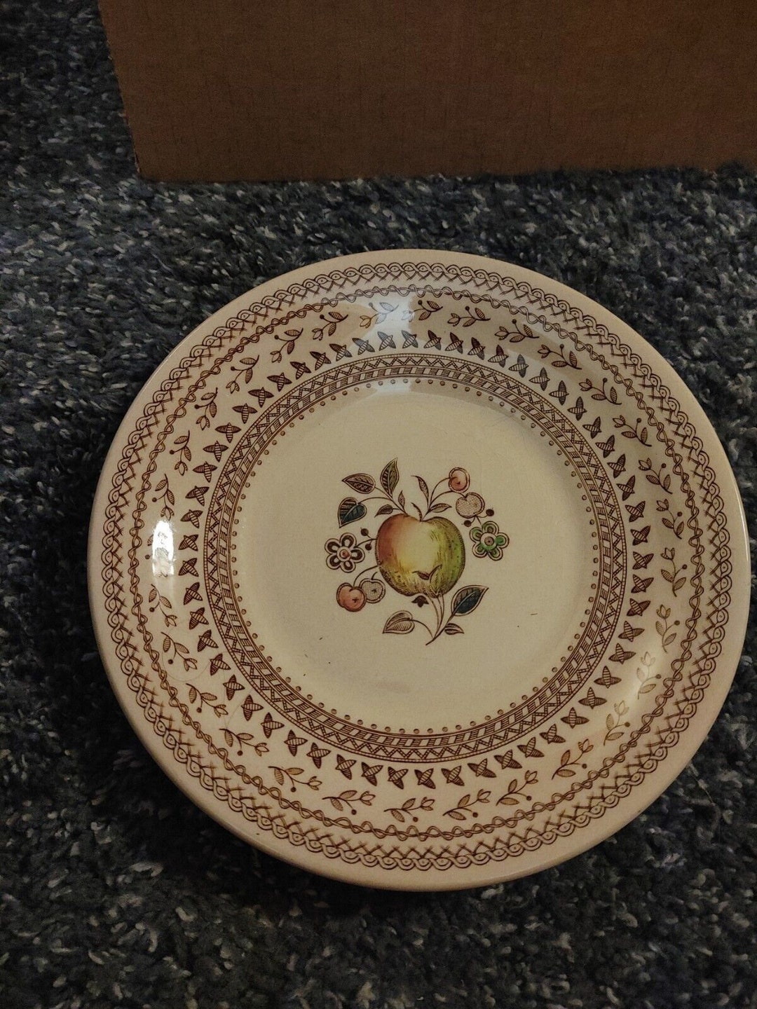 Johnson Bros. Old Granite "fruit Sampler" Bread and Butter Plate ...