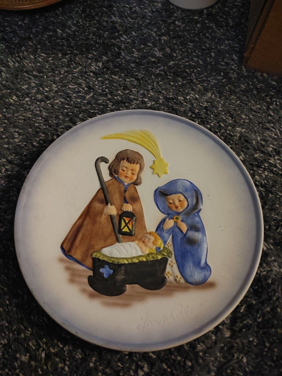 W. Goebel Plate 2nd Limited Edition Janet Robon Joseph Mary - Etsy