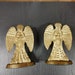 Vintage Brass Angel Candlestick Holders / Solid Brass Made in - Etsy