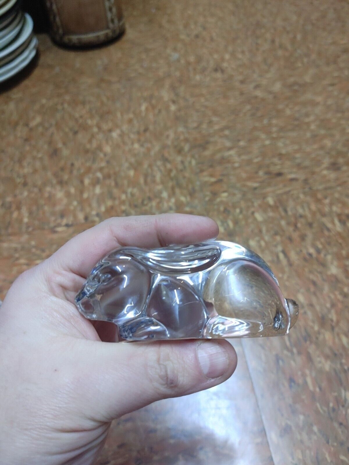 Princess House Pets 24% Lead Crystal Rabbit Paperweight - Etsy