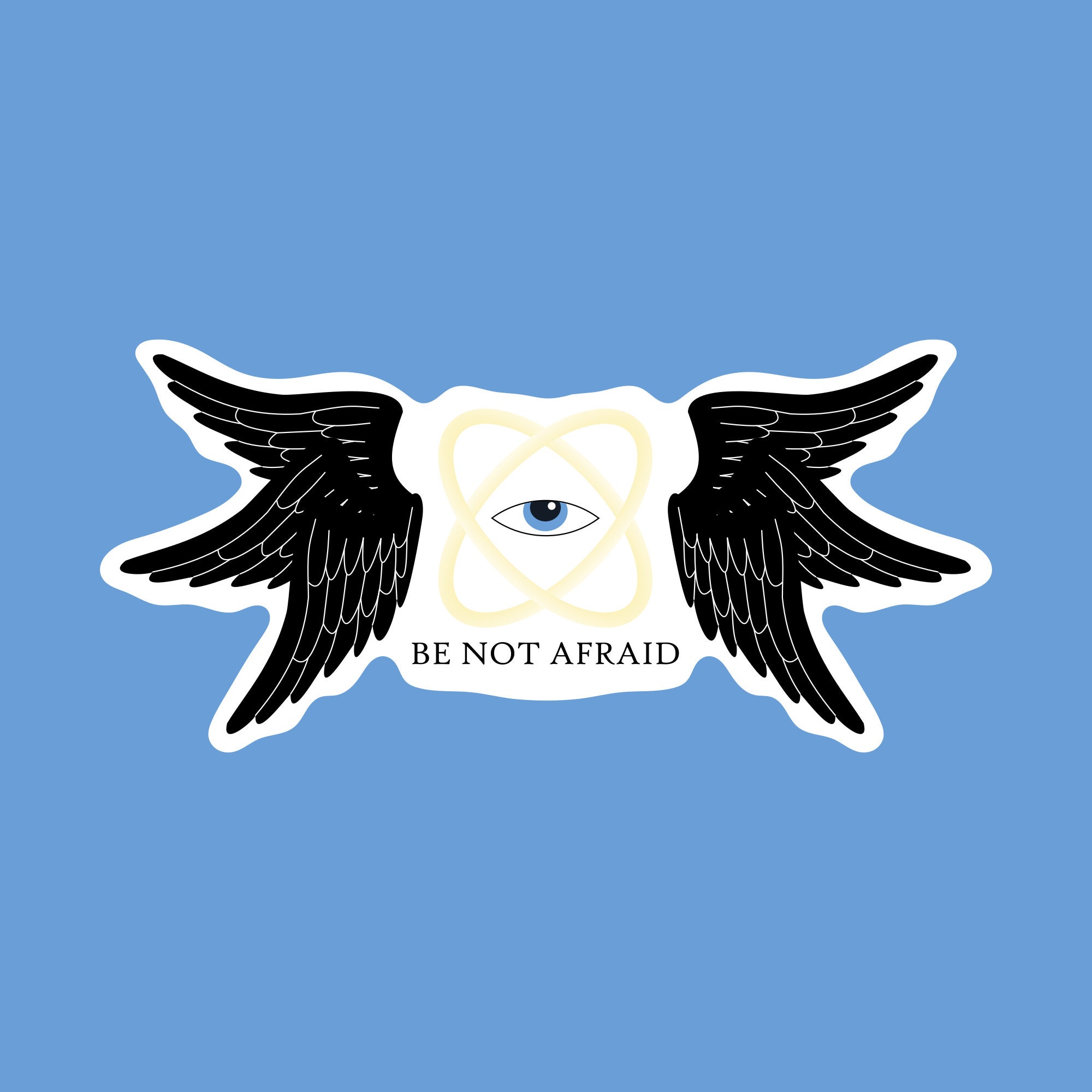 Angel True Form Sticker Castiel Supernatural Wings Be Not - Etsy