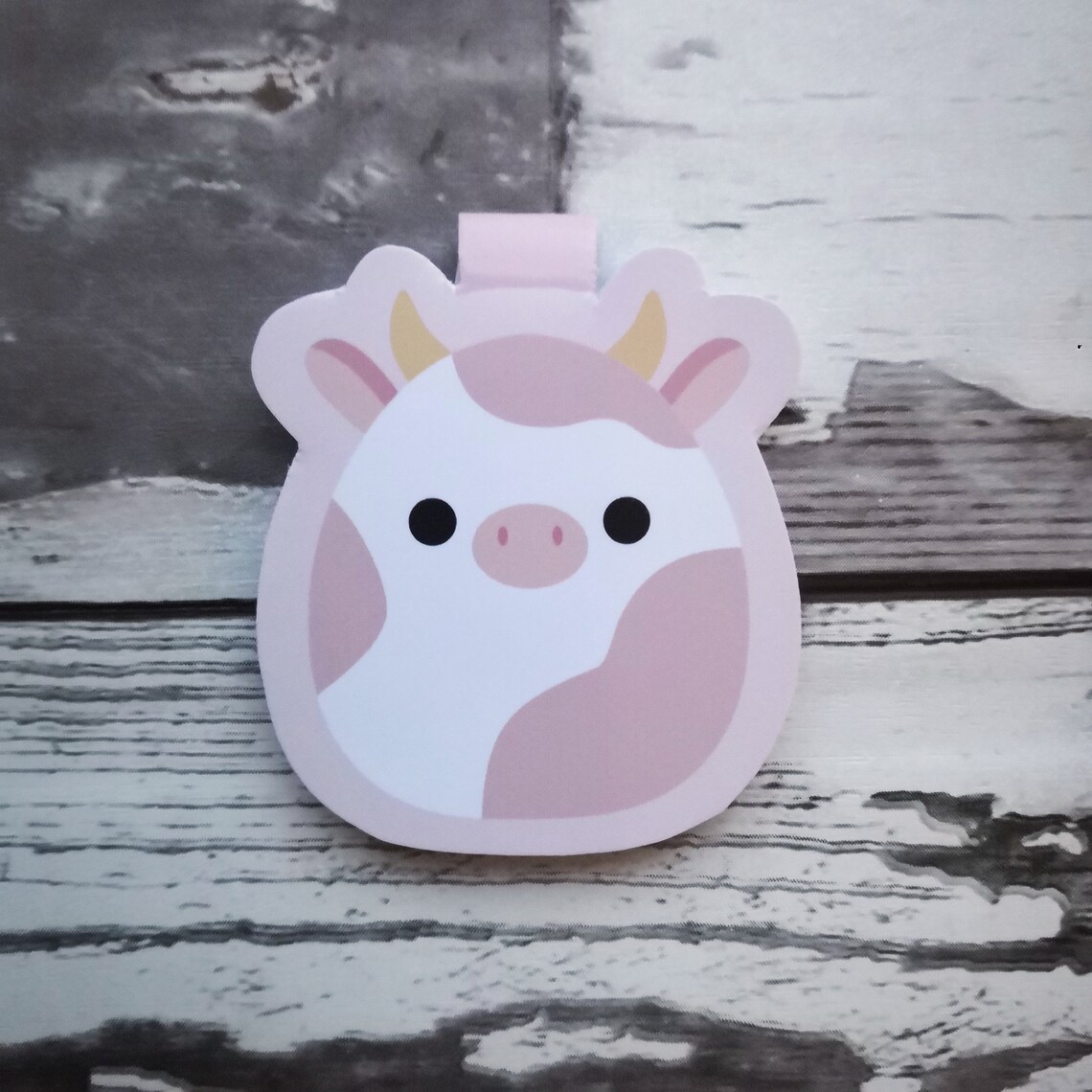 Squishmallow Cute Cow Magnetic Bookmark, Animal, Glossy - Etsy