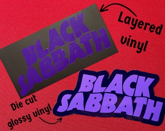 Custom Heavy Metal Name Strips Personalized Vinyl Decals for - Etsy