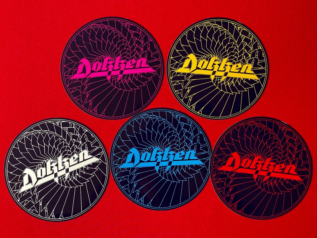 Dokken Sticker Heavy Metal Sticker Vinyl Sticker Die Cut Glossy Vinyl ...