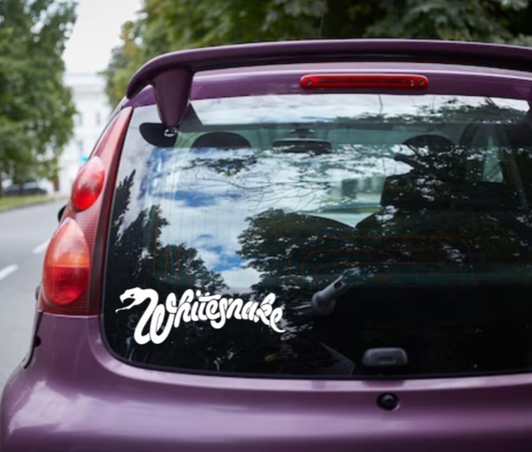 Whitesnake Sticker Heavy Metal Decal Waterproof Vinyl Car Sticker Hair ...