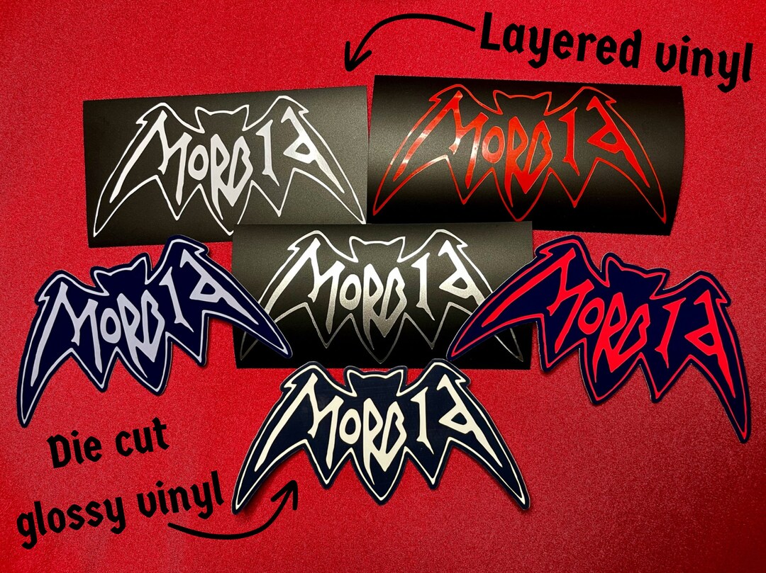 Morbid Sticker Heavy Metal Sticker Layered Vinyl Waterproof Sticker Die Cut Glossy Vinyl Decal ...