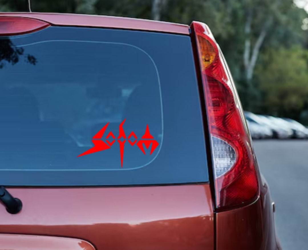 Sodom Sticker Heavy Metal Decal Waterproof Vinyl Car Sticker - Etsy