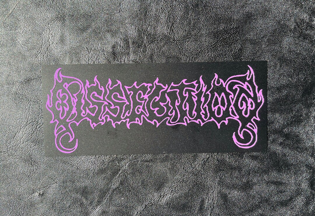 Dissection Sticker Heavy Metal Sticker Layered Vinyl - Etsy