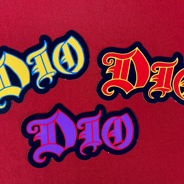 Dio Stickers - Etsy