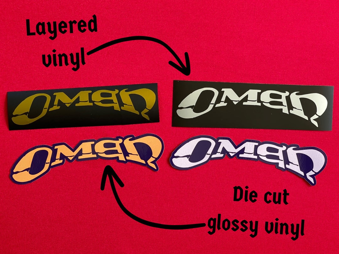 Omen Sticker Heavy Metal Sticker Layered Vinyl Waterproof Sticker Die Cut Glossy Vinyl Decal - Etsy