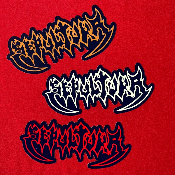 Metal Band Stickers - Etsy