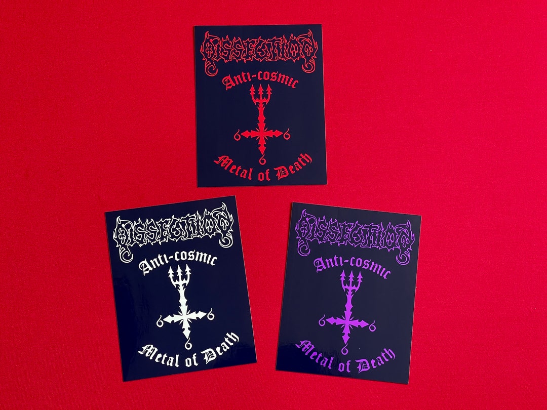 Dissection Sticker Heavy Metal Sticker Waterproof Vinyl Sticker Die Cut ...