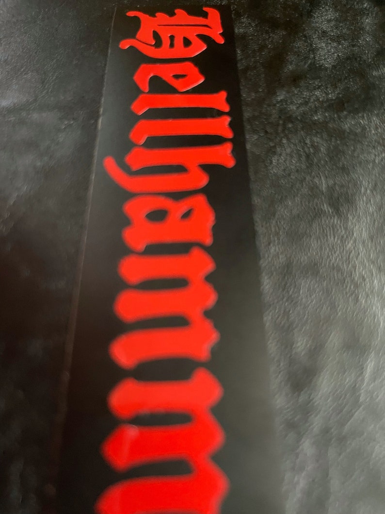 Hellhammer Sticker Heavy Metal Sticker Layered Vinyl - Etsy