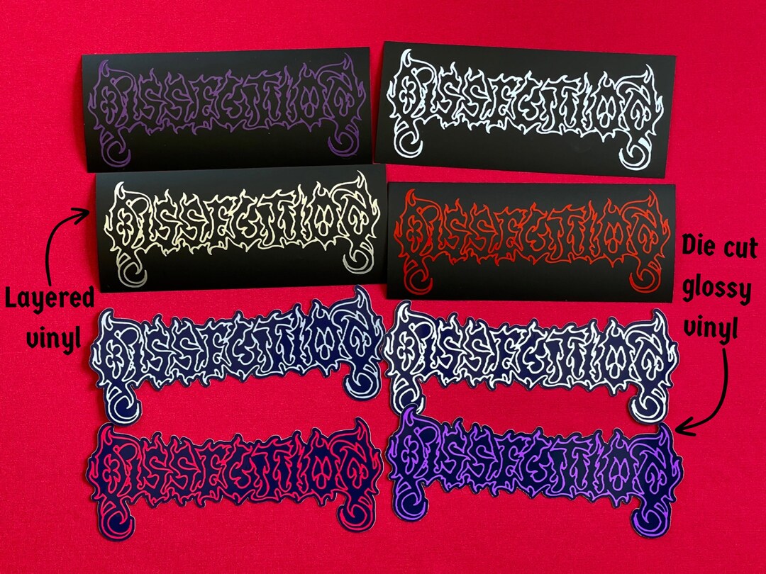 Dissection Sticker Heavy Metal Sticker Waterproof Layered - Etsy