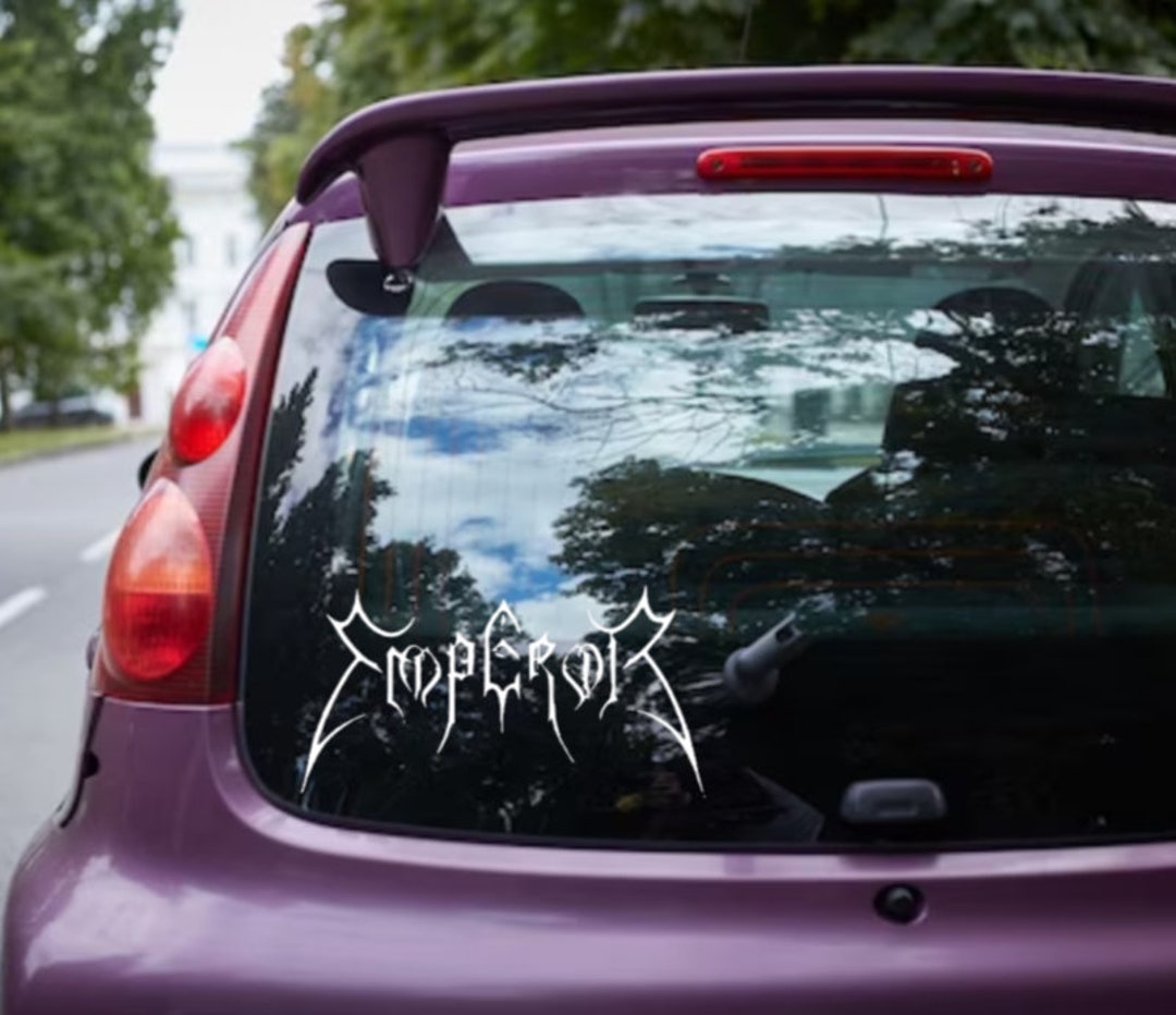 Emperor Sticker Heavy Metal Decal Waterproof Vinyl Car Sticker Black ...